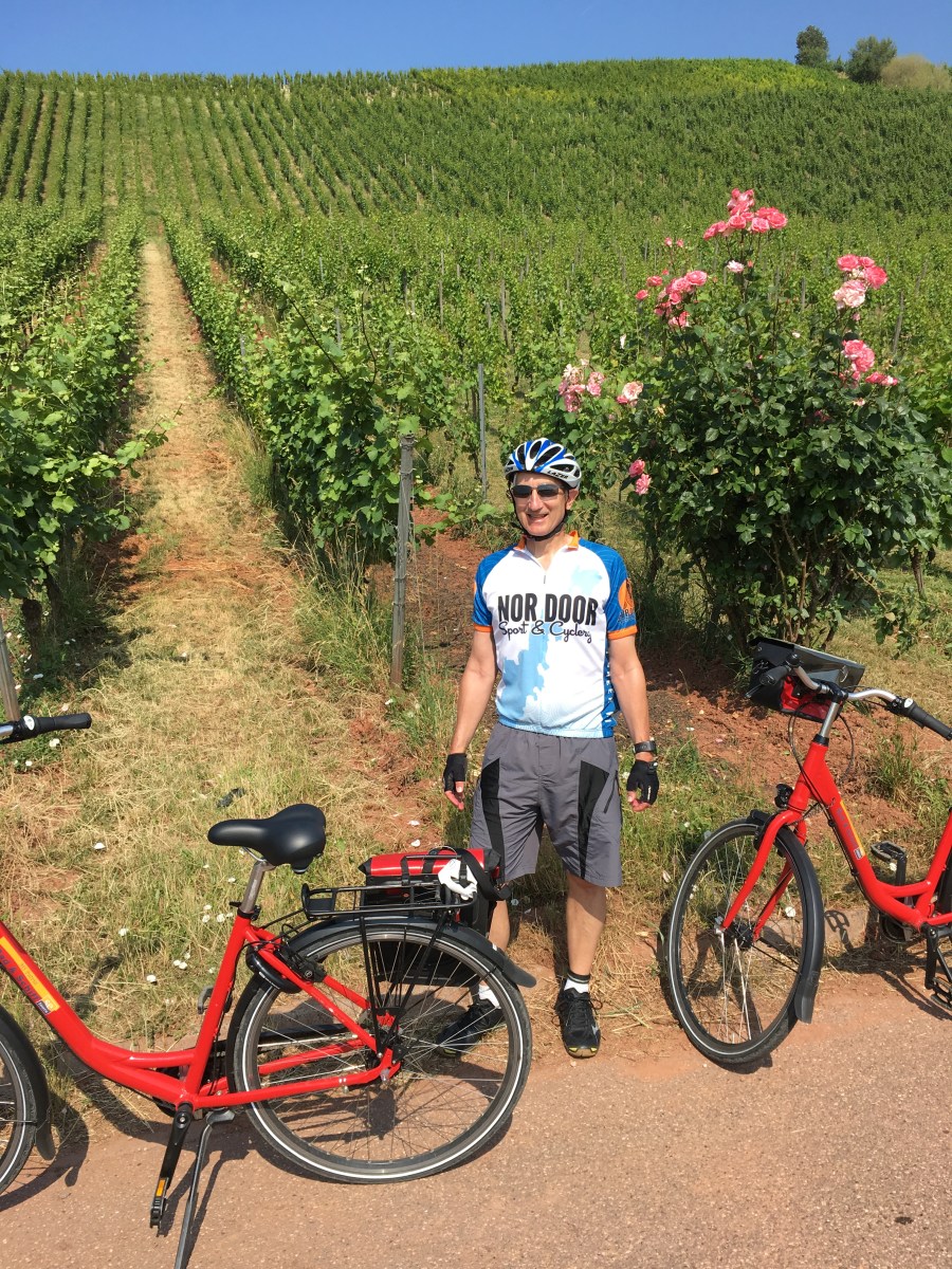 Bike tour 2018 at vinyard with Glen and bike rose bush « Retirement ...